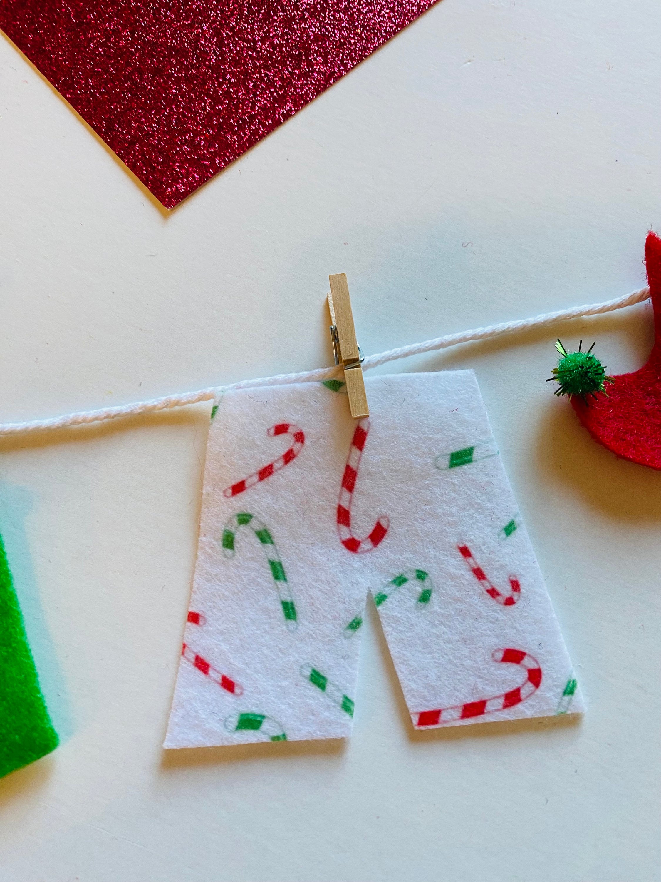Elf Laundry Clothesline Christmas Decoration - Etsy
