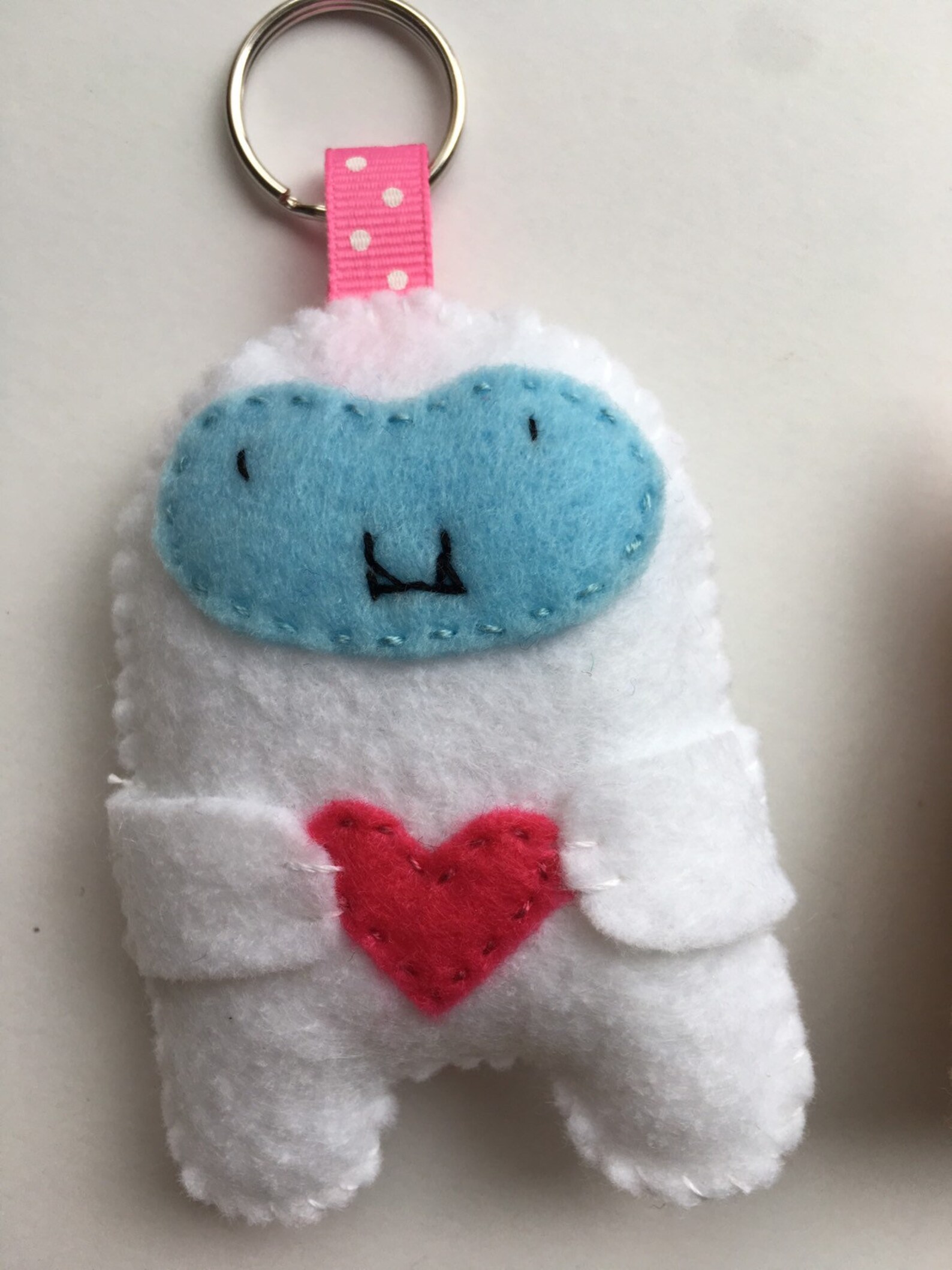 Felt Valentines Day Keychains Sloth Keychain Penguin - Etsy