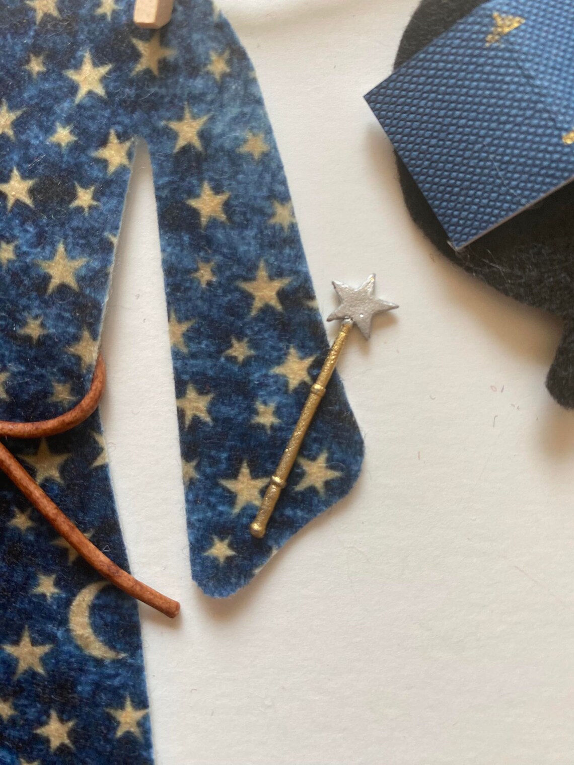 Wizard's Laundry Clothesline, Miniature Felt Banner, Warlock Bunting ...