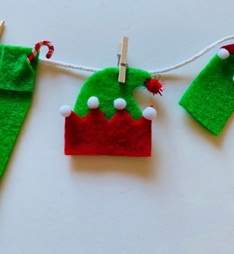 Elf Laundry Clothesline Christmas Decoration - Etsy