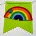 St. Patricks Day Felt Banner Garland Bunting Pennants Wall Hanging ...