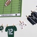 Miniature Felt Football Player's Clothesline Football Banner Garland ...