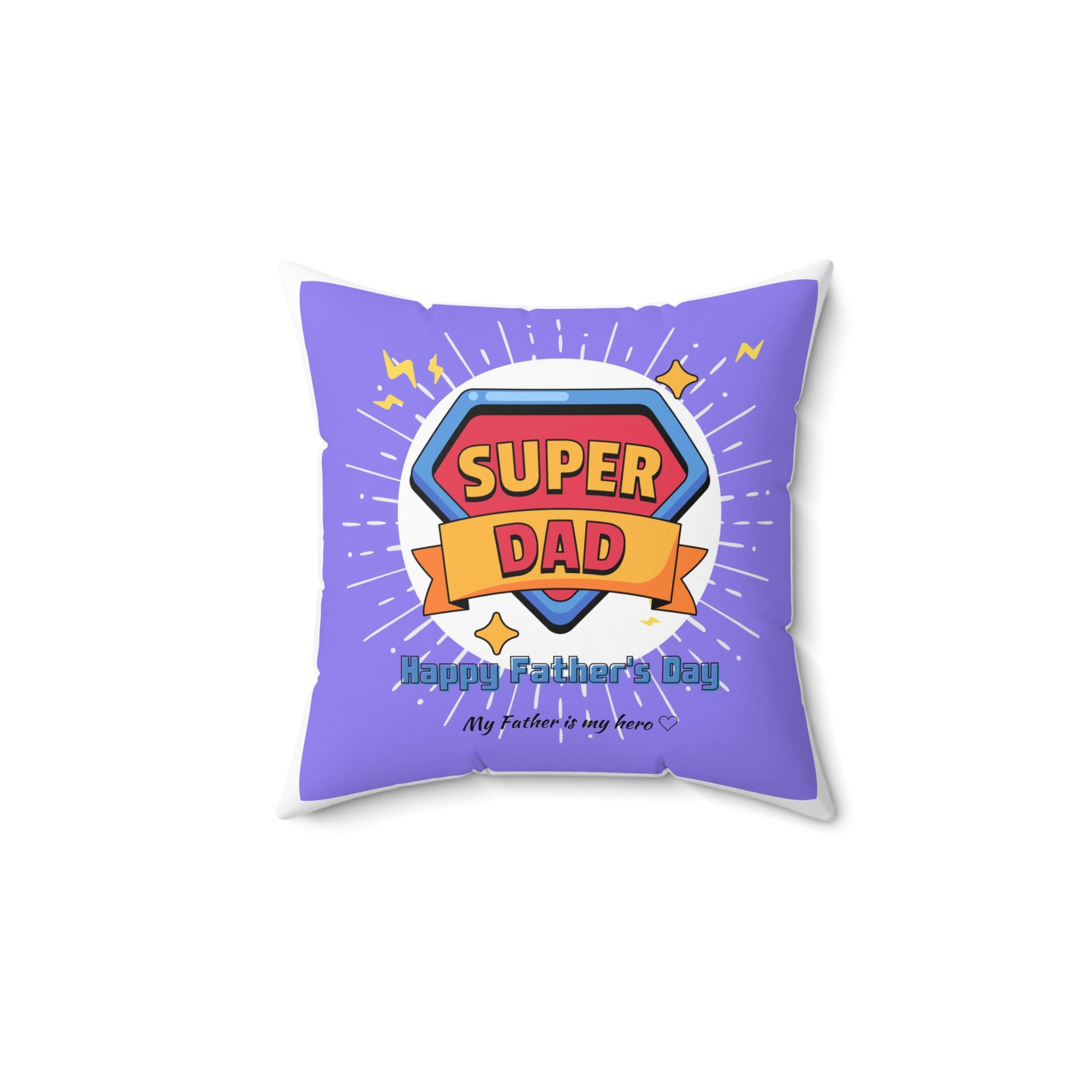 Super Dad Decorative Pillow | Father's Day Gift, Home Decor, Couch ...