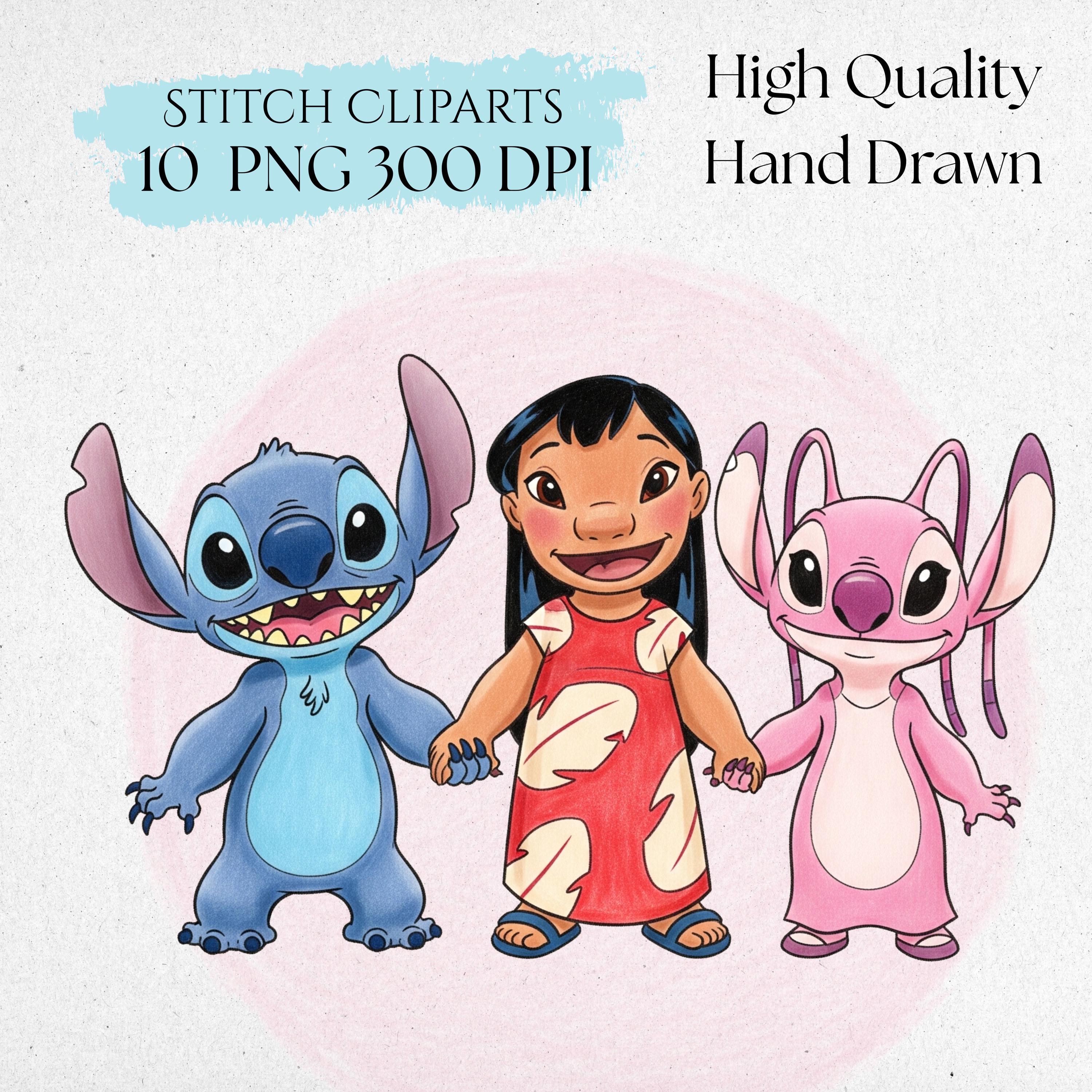 Lilo and Stitch Clipart, Lilo & Stitch Clipart, Stitch PNG, Angel PNG ...
