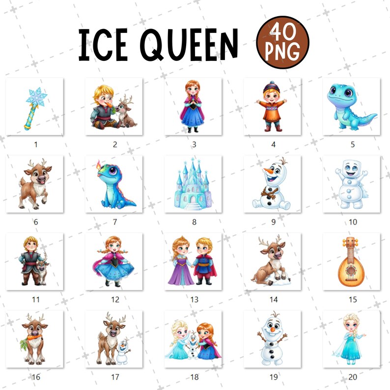 Baby Frozen Princess Clipart, Hand Drawn Frozen, Frozen Princess ...