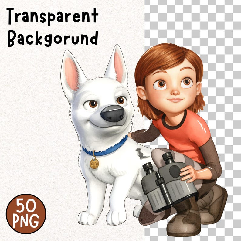 Bolt PNG Cliparts Bundle 50 PNG, Cute Bolt Dog Clipart, Bolt Birthday ...