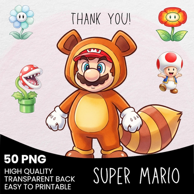 Super Mario Bros Watercolor Cliparts, Free Mario Font, Super Mario ...