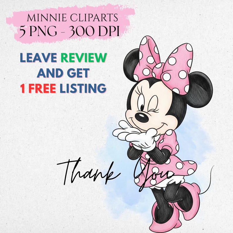 Baby Minnie Mouse Clipart, Minnie Mouse PNG, Birthday Minnie, Minnie ...