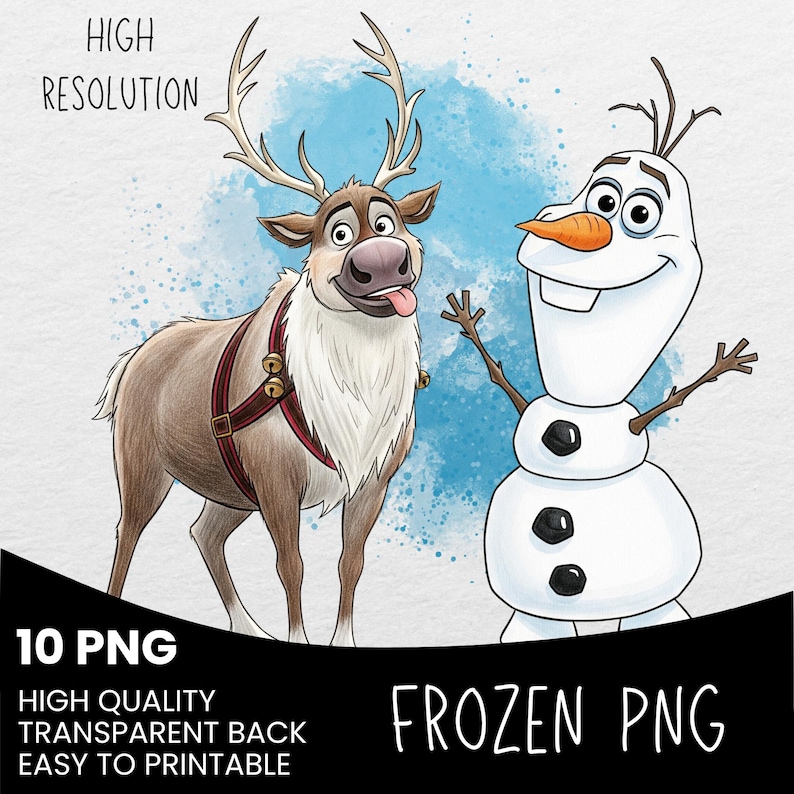 Princesa Frozen PNG, Princesa Frozen dibujada a mano, Cliparts de ...