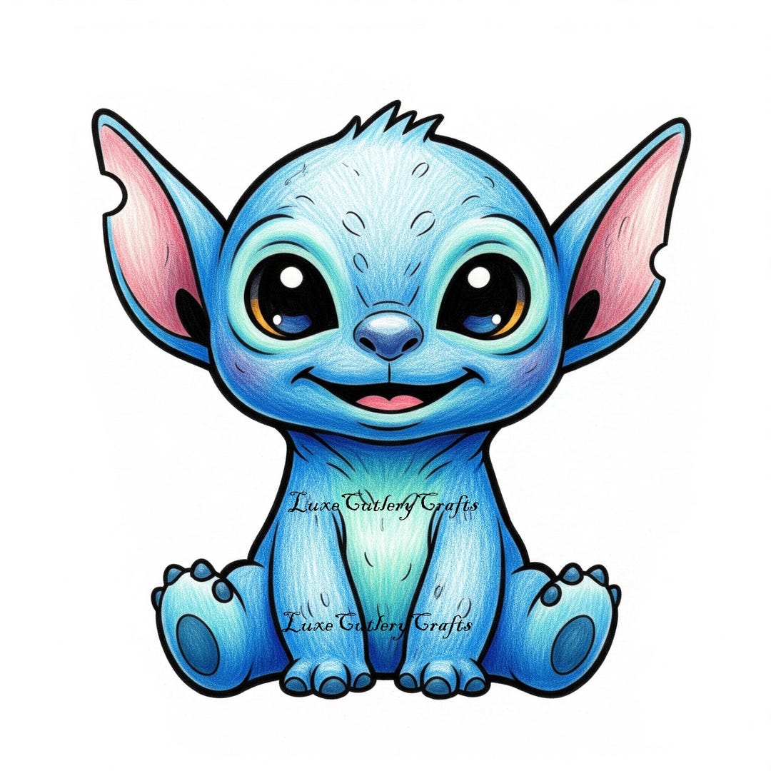 Hand Drawn Stitch Clipart Watercolor,sitting Stitch, Handdrawn Stitch ...