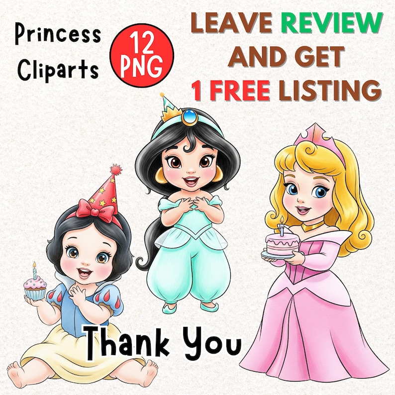 All Baby Princess Watercolor Clipart, Cute Cartoon, Cute Little ...