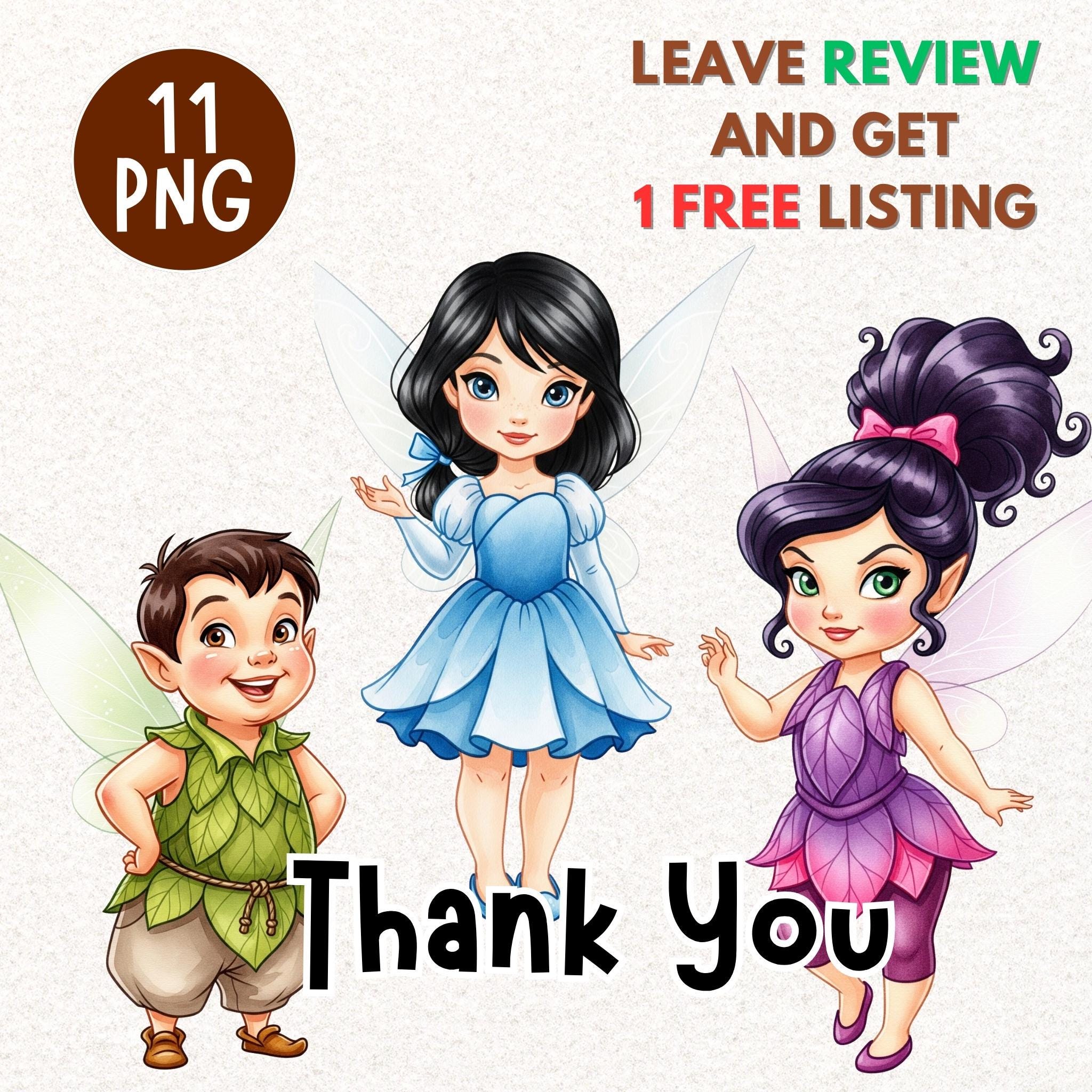 Baby Tinkerbell & Friends Clipart, Cute Baby Tinkerbell PNG, Fawn ...