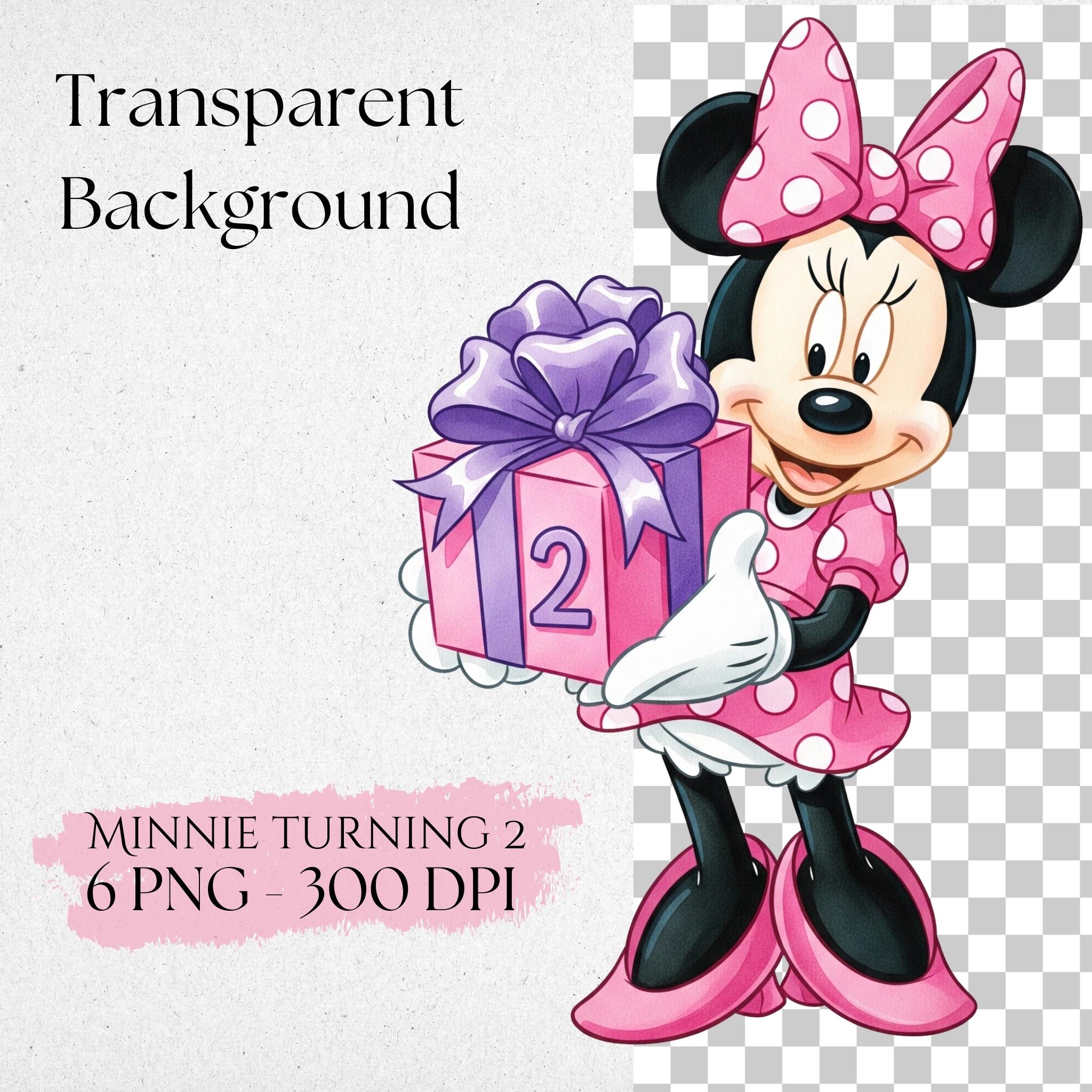 Minnie Turning 2 Birthday Cliparts, 2nd Birthday Minnie, Minnie Mouse ...