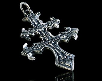 Cross of Lorraine Magnum PI Team Pendant - Sterling Silver 925 - Etsy