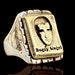 Lucky Luciano Italian Mafia Portrait Ring Sterling Silver 925 AND Brass ...
