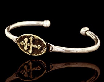 Cross of Lorraine Magnum PI Team Ring Sterling Silver 925 - Etsy