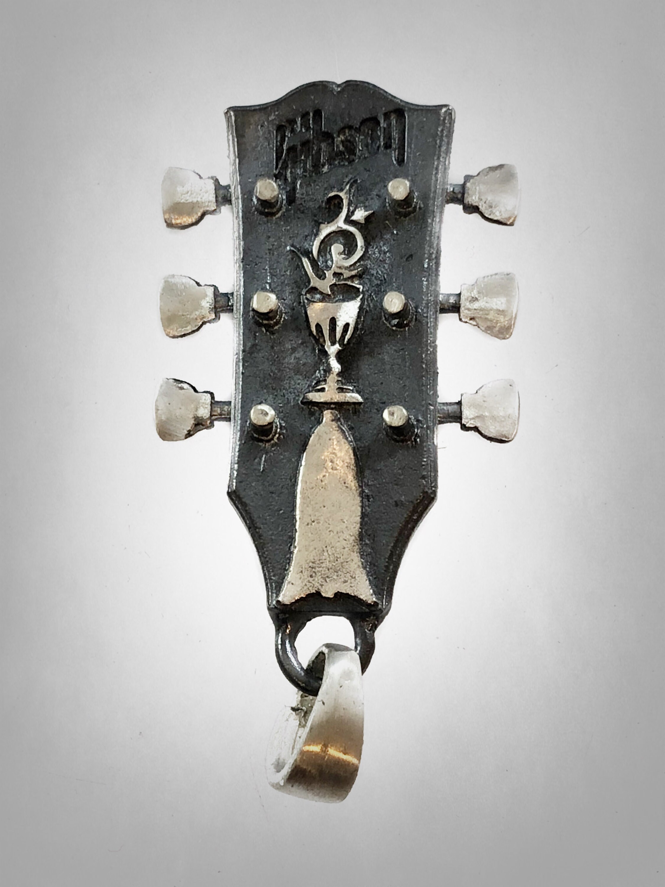 Gibson Flower Pot Design Inlay Headstock Handmade Pendant - Etsy Israel