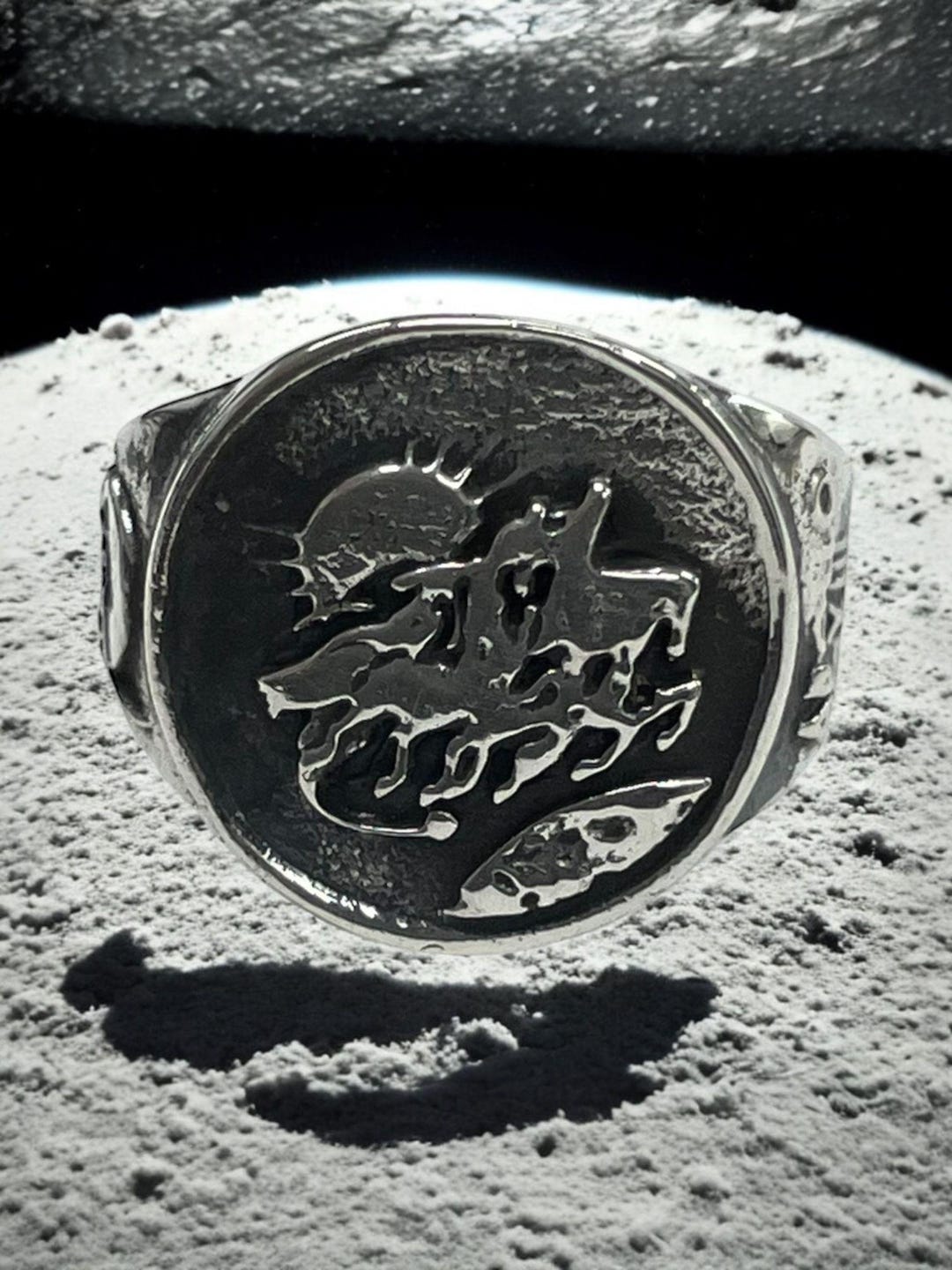 XIII Apollo 13 Logo American Space Program Ring Sterling Silver 925 - Etsy