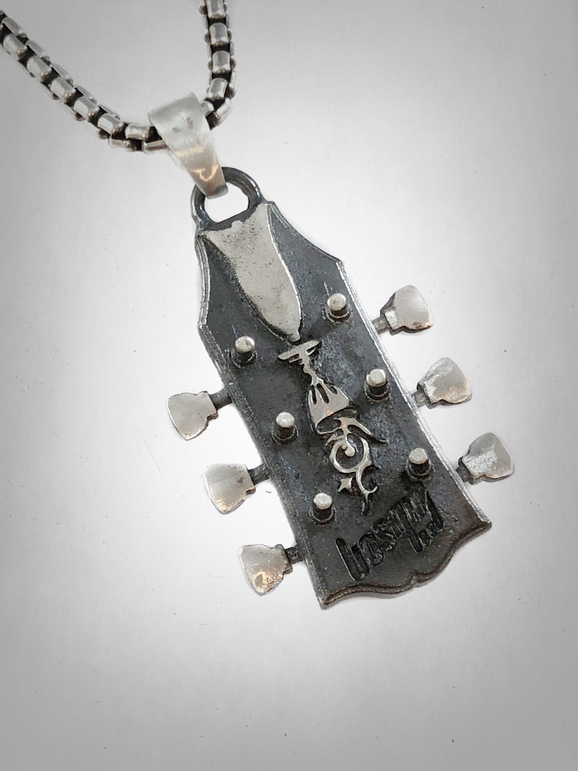 Gibson Flower Pot Design Inlay Headstock Handmade Pendant - Etsy Israel