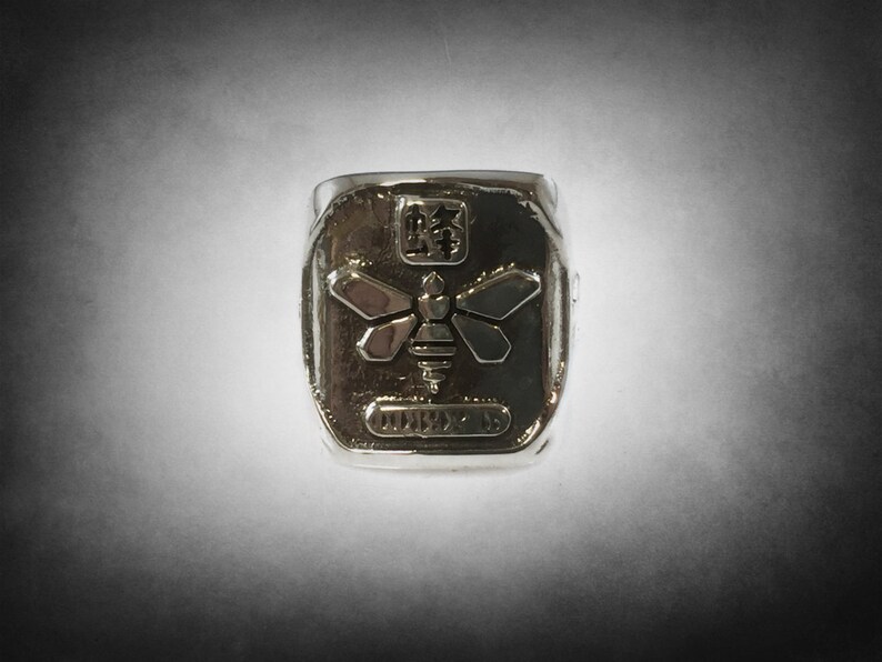 Breaking Bad Yellow Methamphetamine Bee Logo Ring Sterling - Etsy