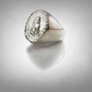 Sterling Silver 925 Napoleon III Empereur Coin Ring - Etsy