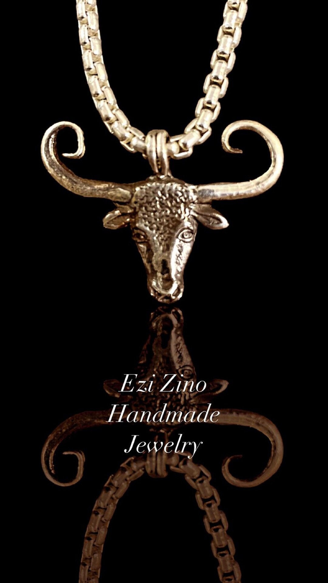 Bull Skull Texas Longhorn Cowboy Rodeo Locket Pendant Sterling Silver ...