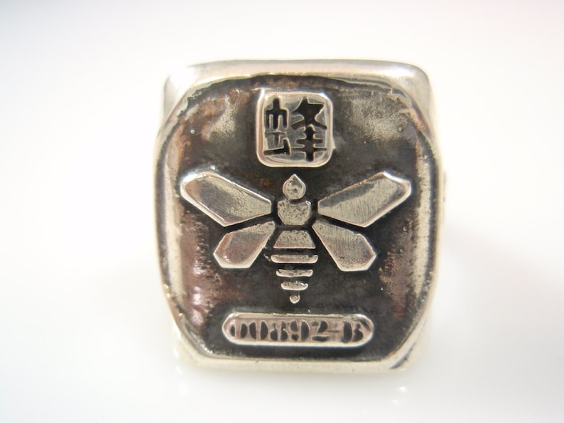 Breaking Bad Yellow Methamphetamine Bee Logo Ring Sterling - Etsy