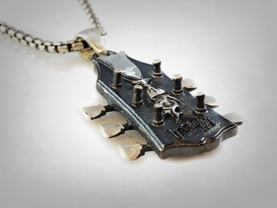 Gibson Flower Pot Design Inlay Headstock Handmade Pendant | Etsy