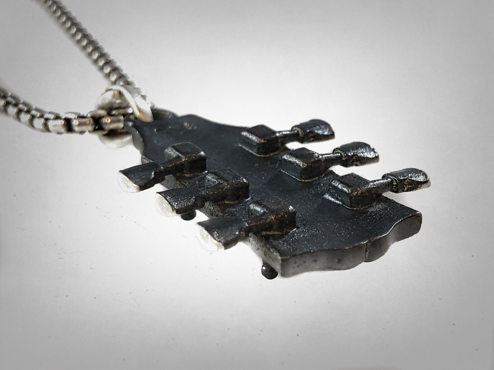 Gibson Crown Inlay Headstock Handmade Pendant Solid Sterling - Etsy Israel