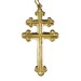 Cross of Lorraine Magnum Pi Team Pendant -14k Yellow Gold Ezi Zino - Etsy