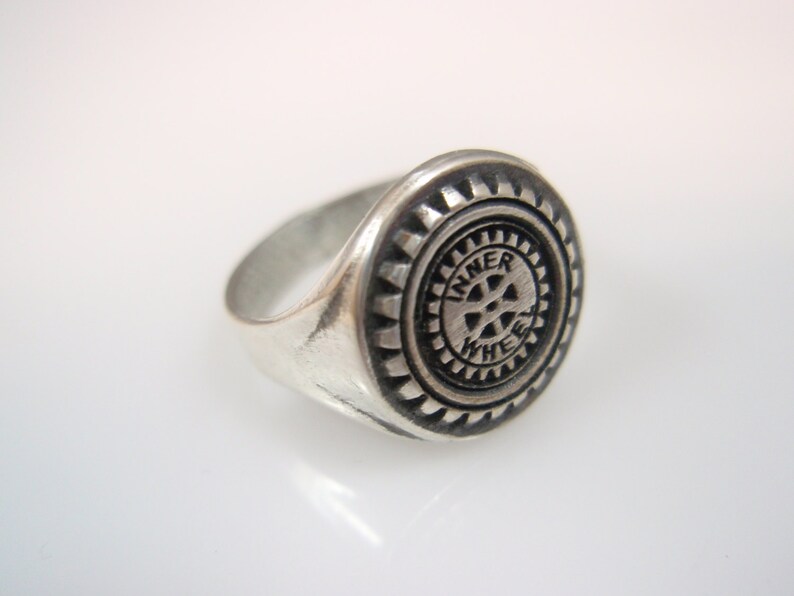 Rotary International Ladies "inner Wheel" Crest Sterling Silver 925 ...