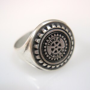 Rotary International Ladies "inner Wheel" Crest Sterling Silver 925 ...