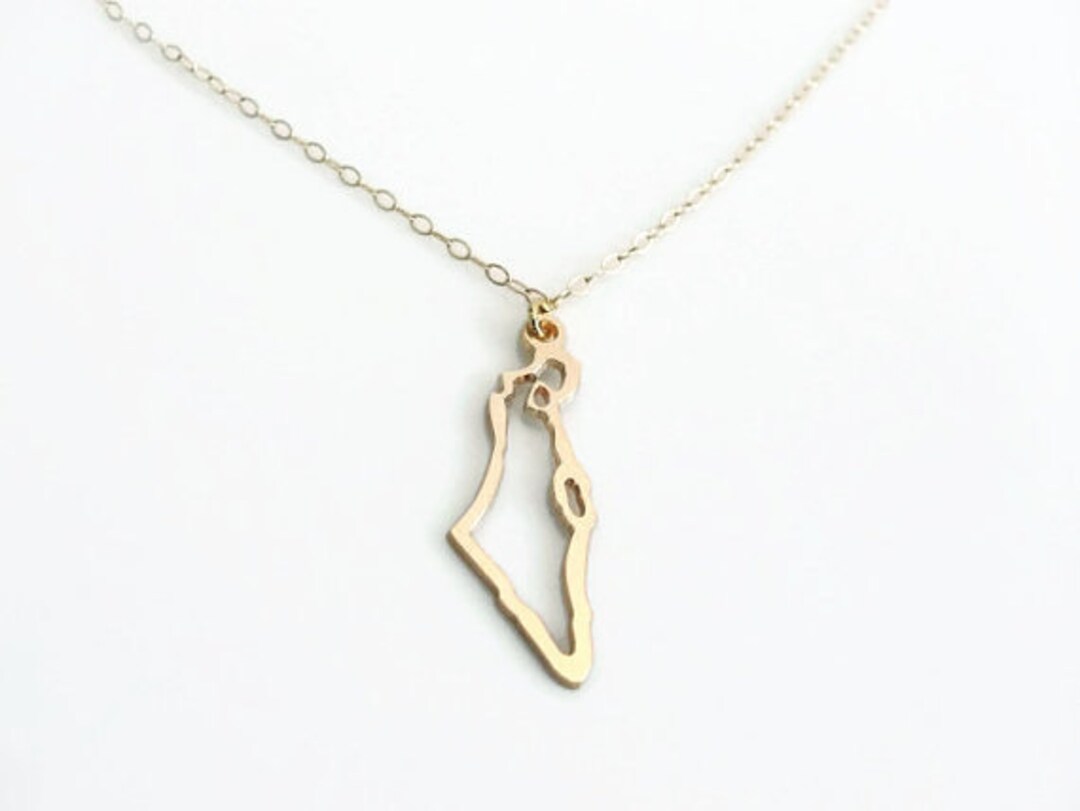 Israel Pendant, Israel Map Pendant, Israel Shaped Pendant Country ...