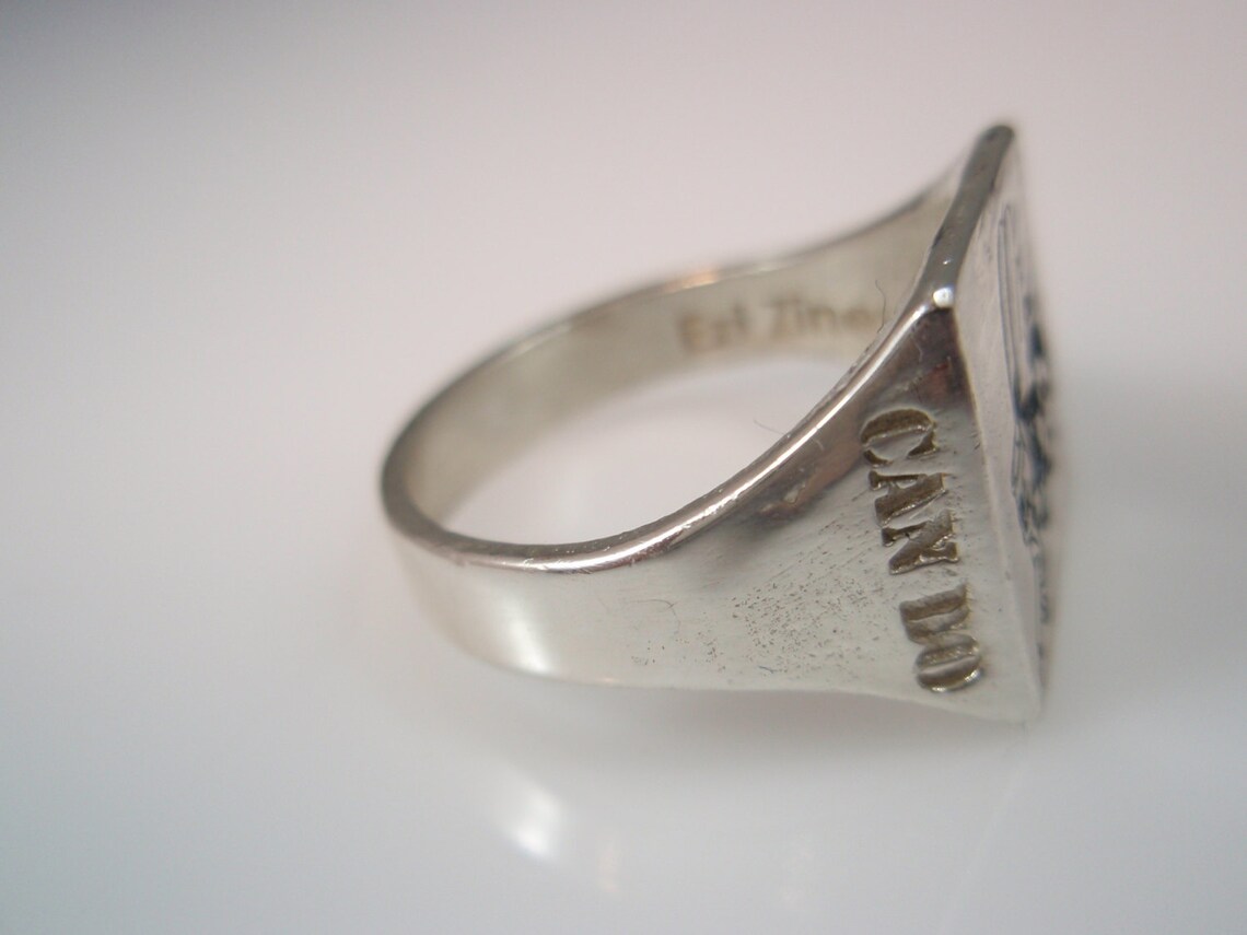 Navy Seabees Can Do Construction on the Ring Battalion USN | Etsy