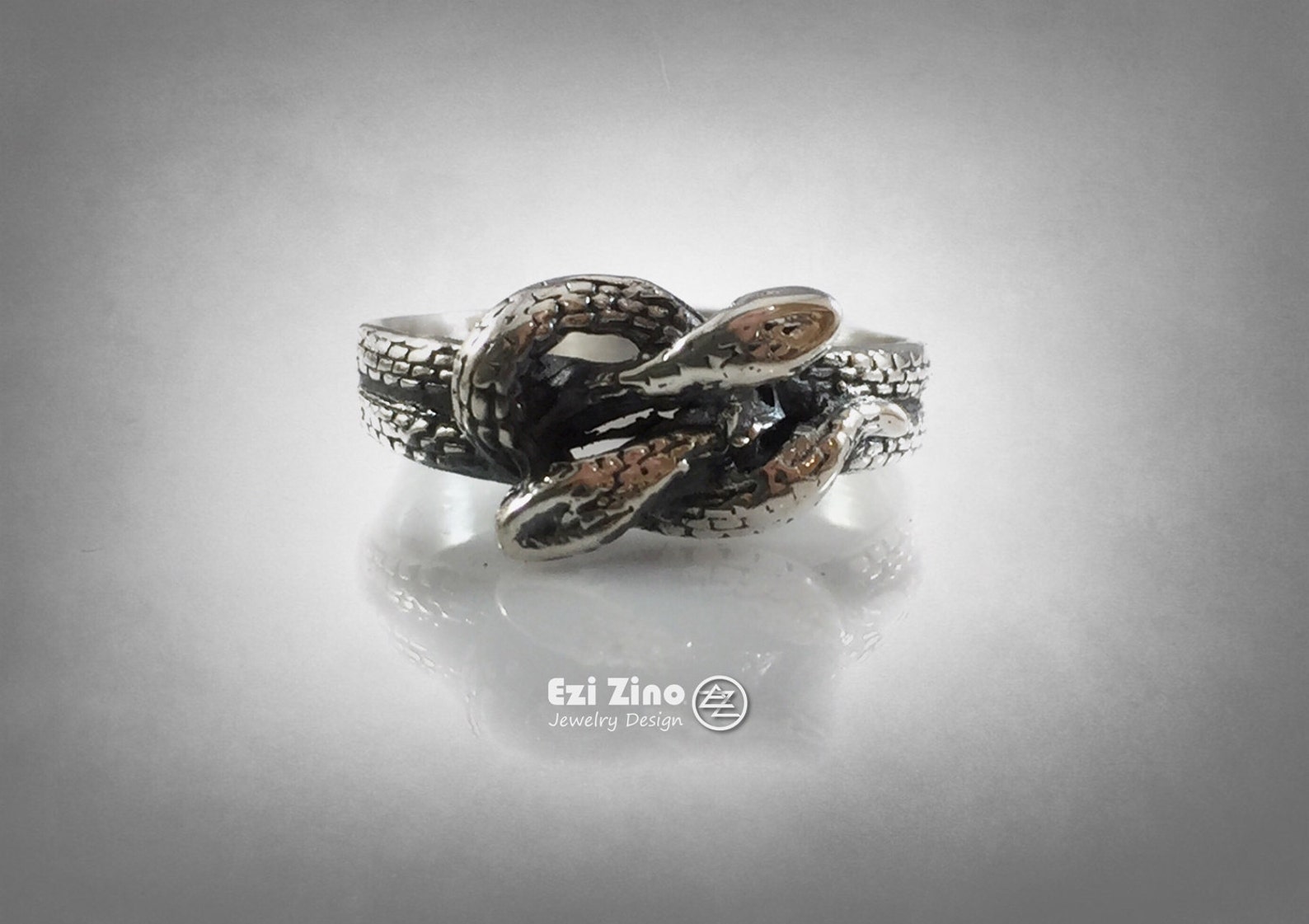 Wedding Marriage Rolling Twisted Two Love Loveing Snakes Ring | Etsy