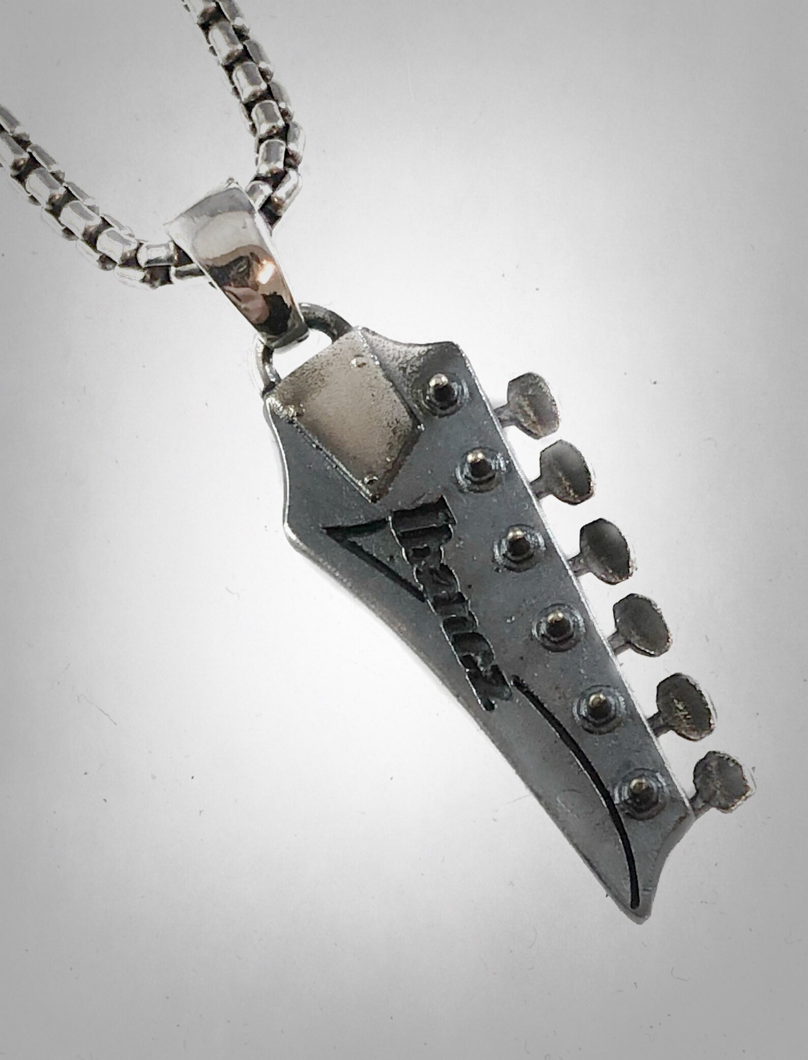 Ibanez Guitar Headstock Handmade Pendant Solid Sterling Siver | Etsy