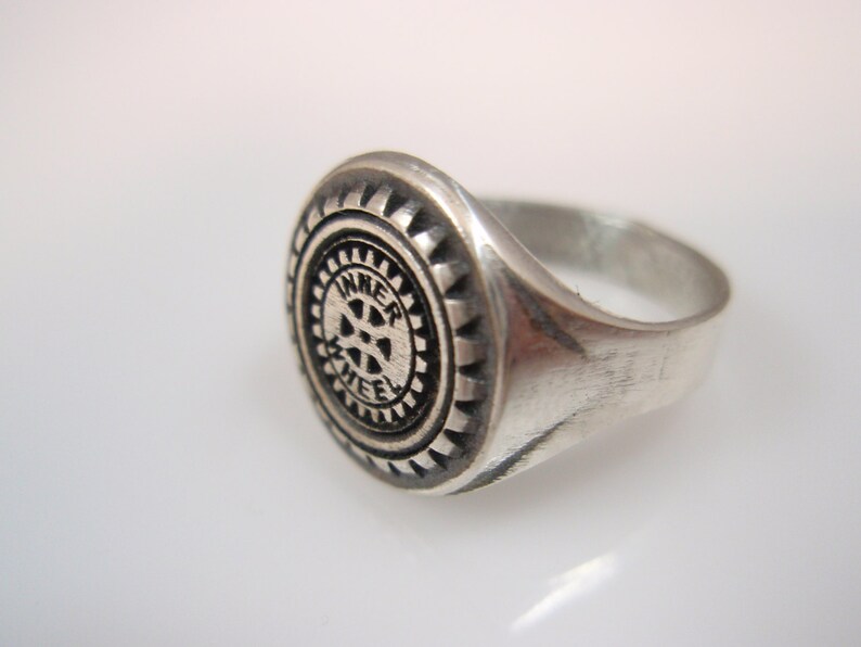 Rotary International Ladies "inner Wheel" Crest Sterling Silver 925 ...