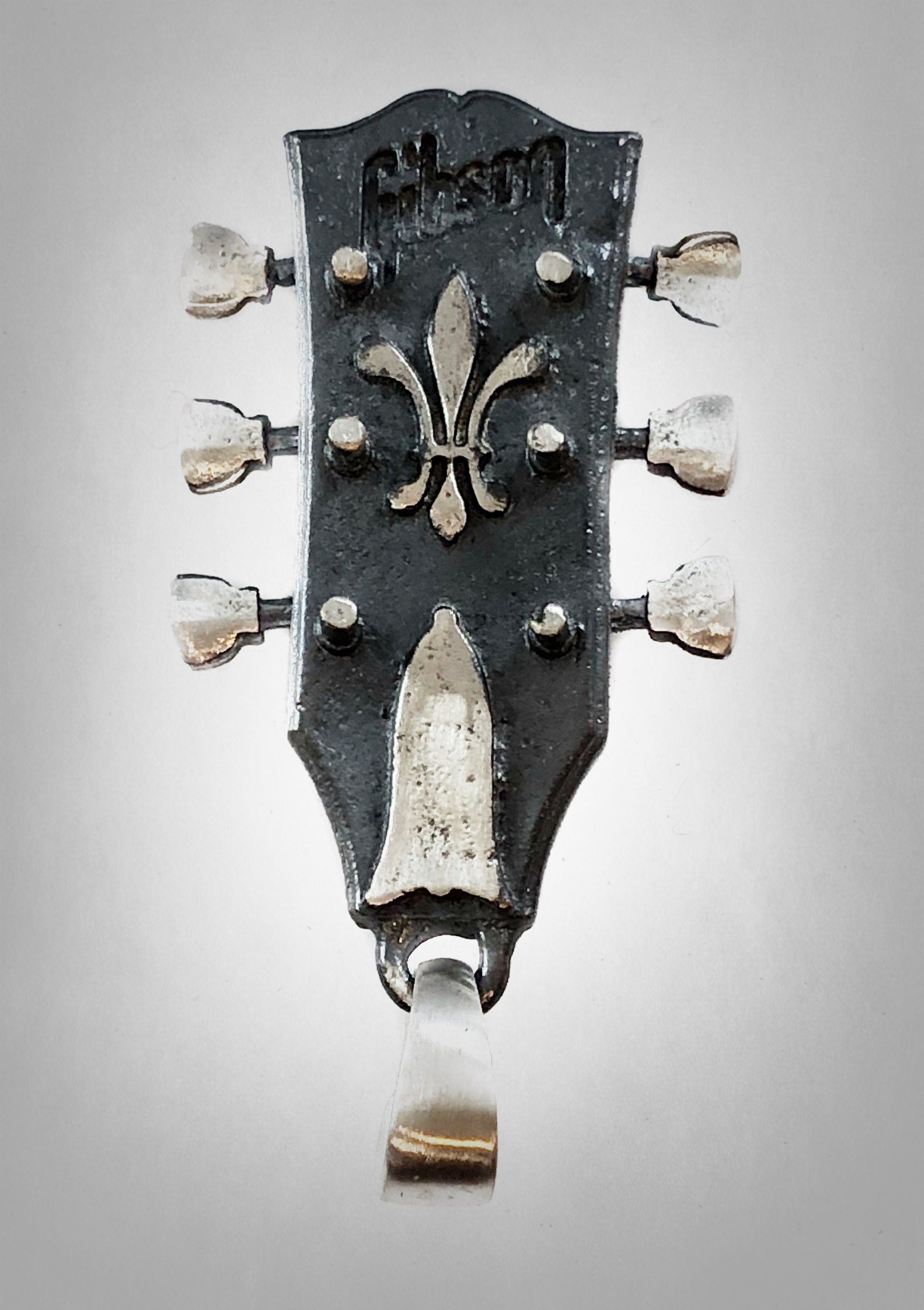 Gibson Fleur De Lis Design Inlay Headstock Handmade Pendant - Etsy Israel