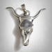 Bull Skull Texas Longhorn Cowboy Rodeo Locket Pendant - Etsy