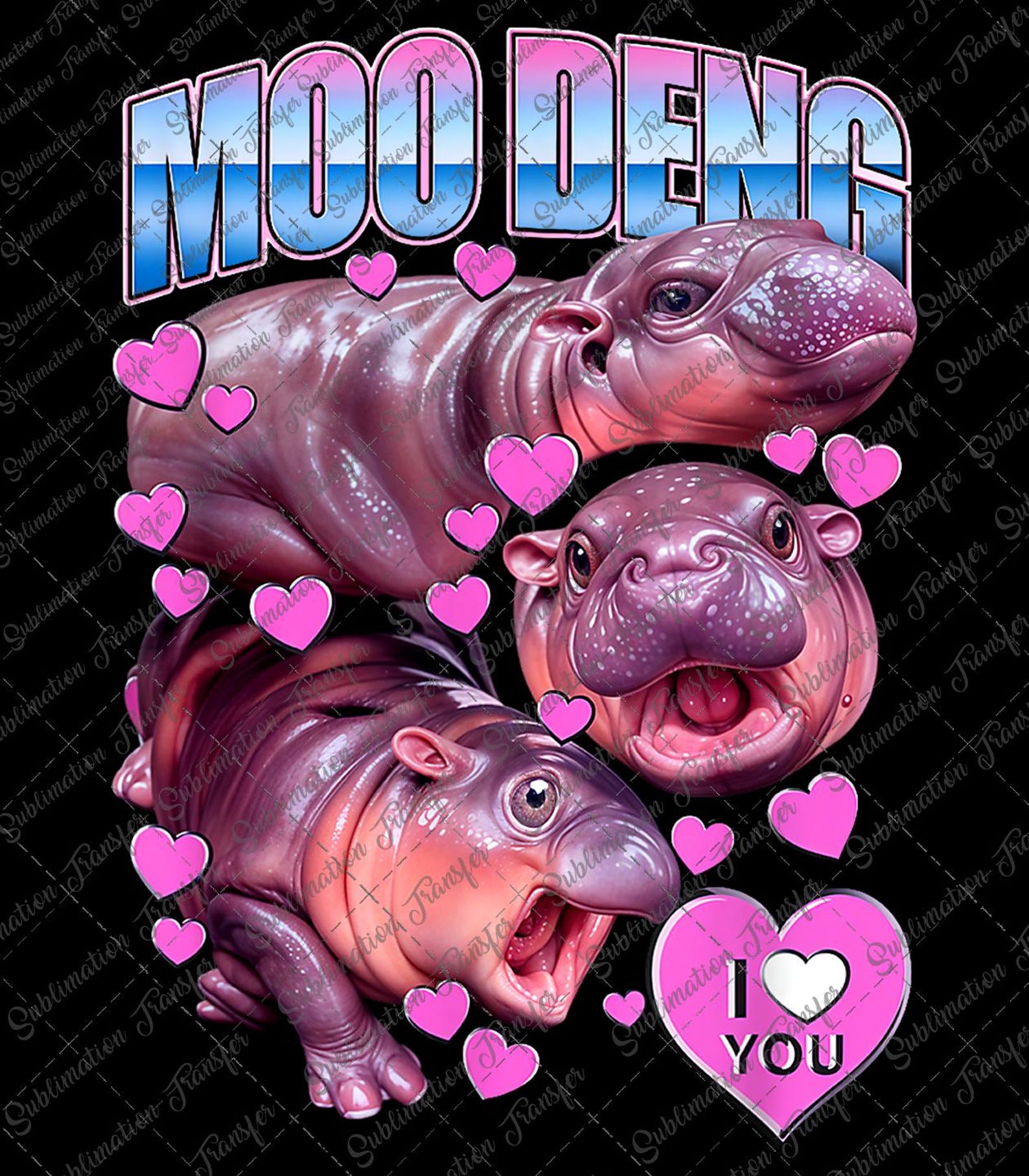 Moo Deng Bootleg Png Bundle, Cute Moo Deng Png, Moo Deng Halloween Png ...