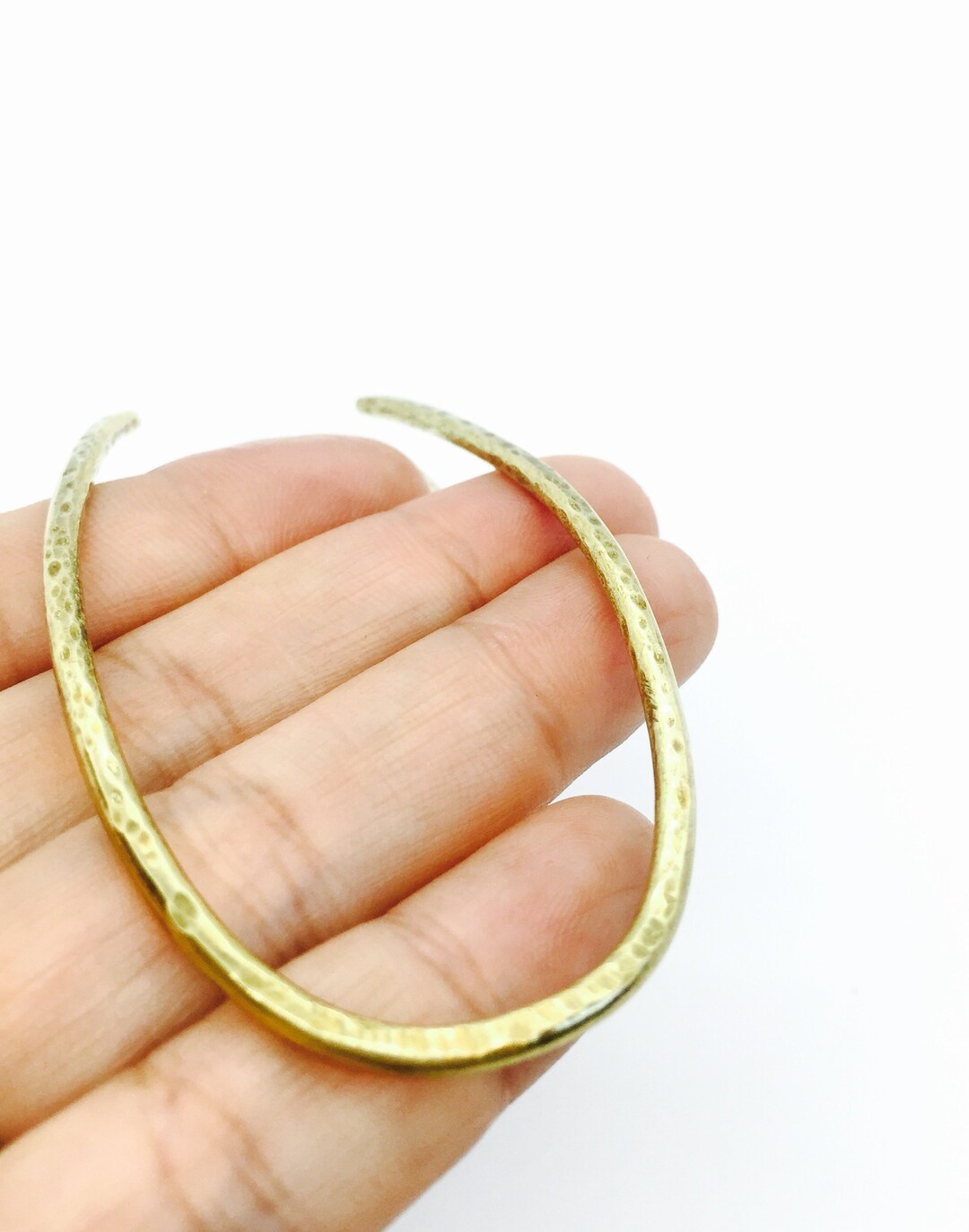 Curved U Shape Brass Hair Pin - Etsy