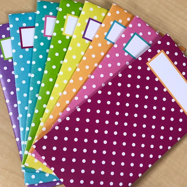 Polka Dot Envelopes - Etsy