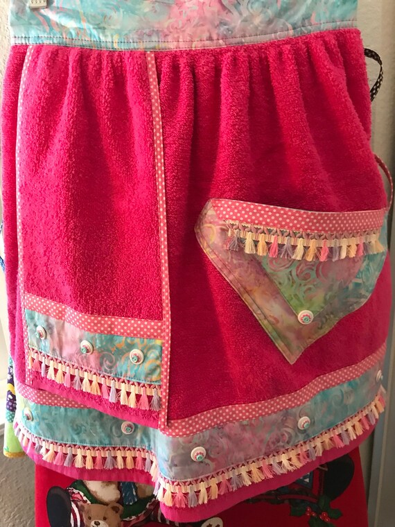 Terry Cloth Adult Waist Apron - Etsy