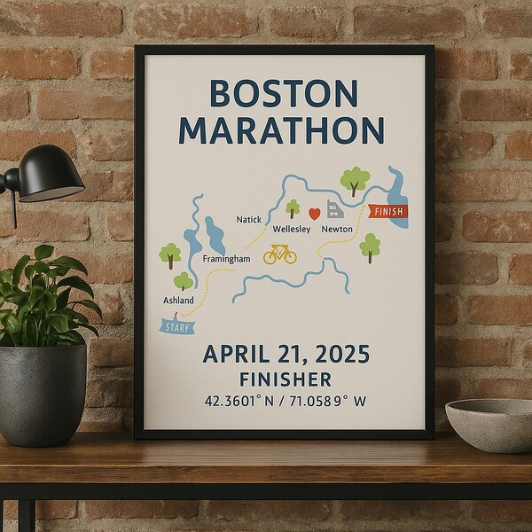 Boston Marathon - Etsy