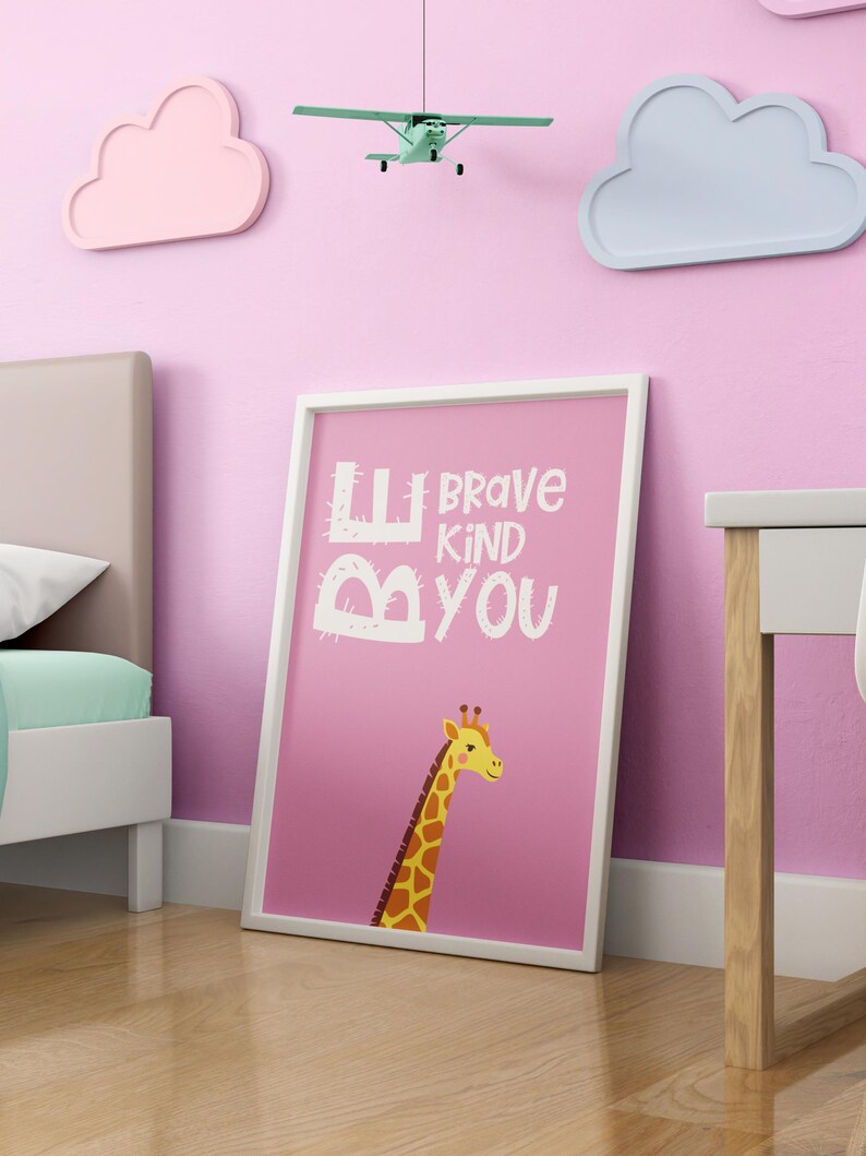 Kids Room Poster - Inspirational Quote Print for Children – Digital ...