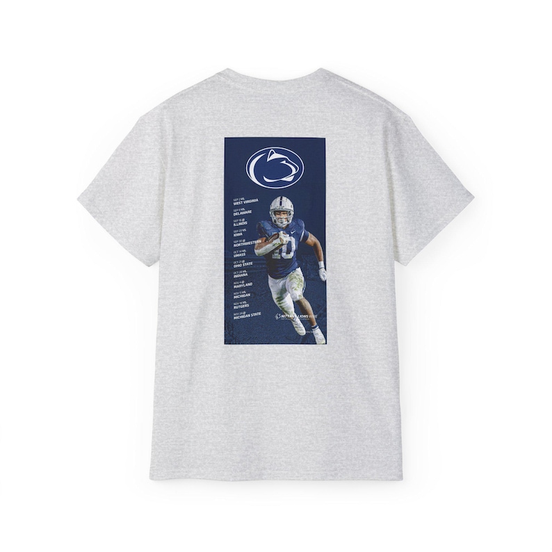 Penn State Nittany Lions Ultra Cotton Tee: NCAA Football Fan Apparel - Etsy