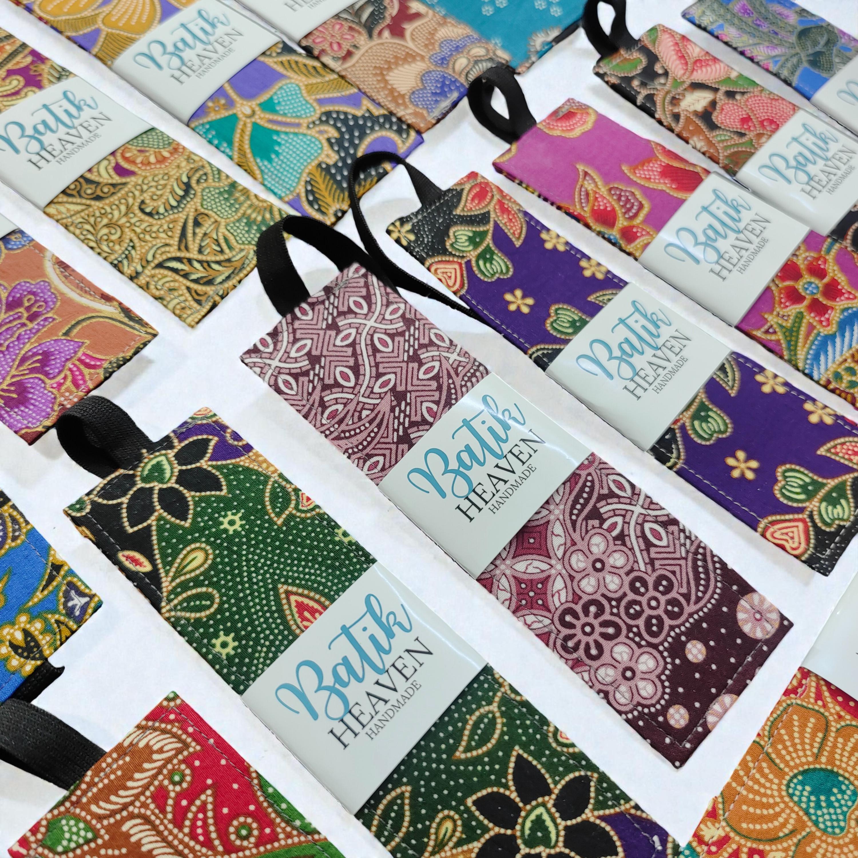 3 Pcs Batik Elastic Bookmarks – Black Elastic – Book, Journal & Planner ...
