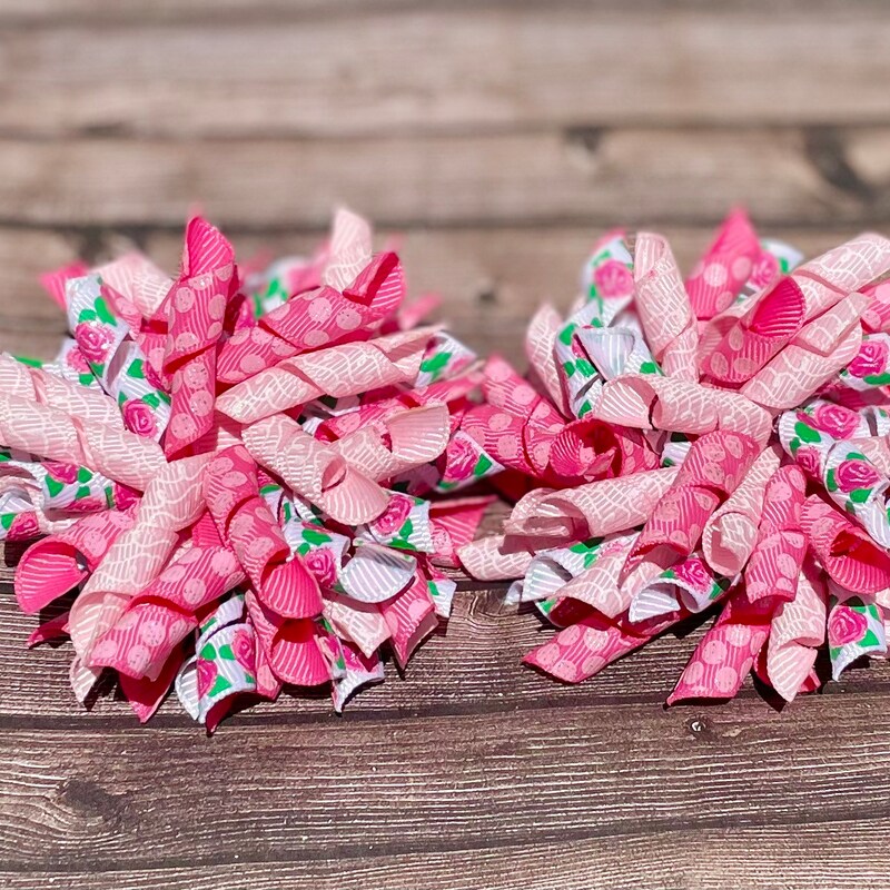 Curly Hair Bows - Etsy