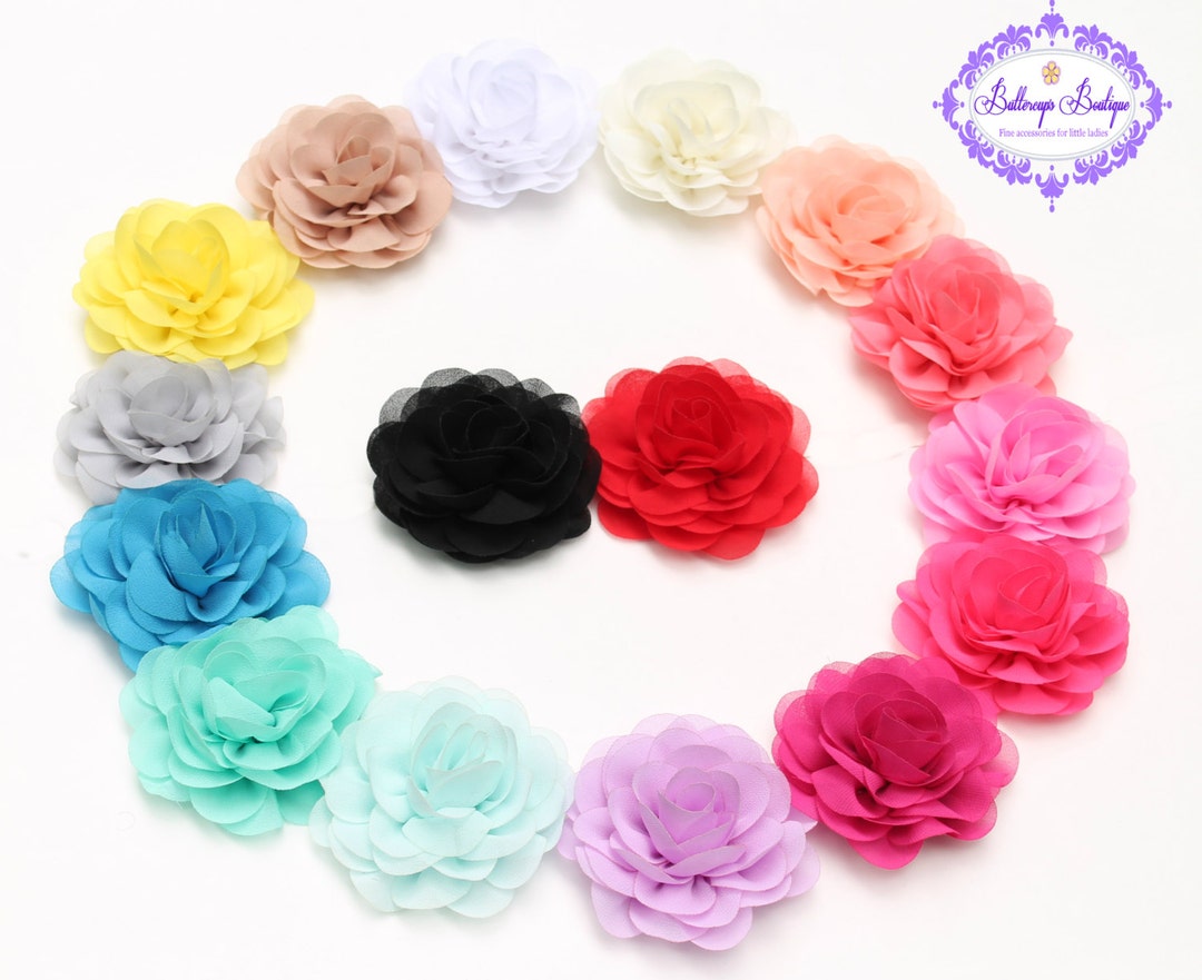 Flower Hair Bow, Baby Hair Bow, Hair Bow, Girls Hair Bow, Flower Clip ...
