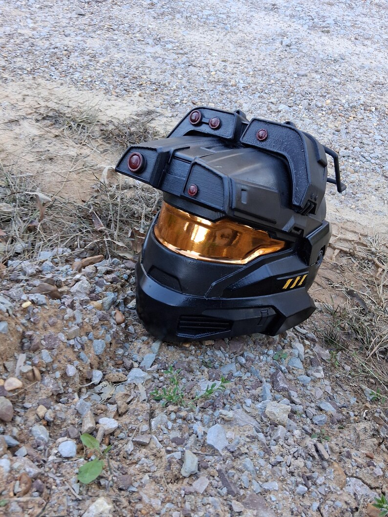Halo Reach Noble 3 Helmet Life Size Prop Standard Version Delta - Etsy